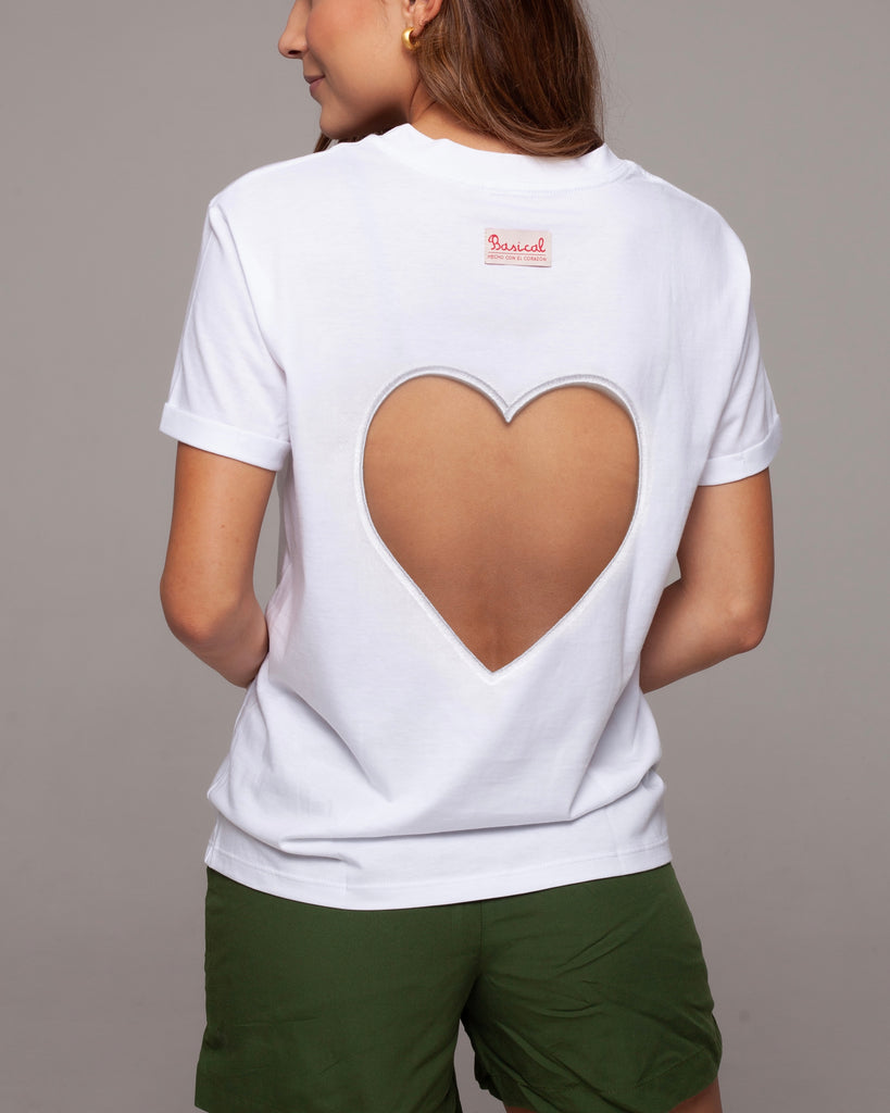 Camiseta corazon abierto – BASICAL